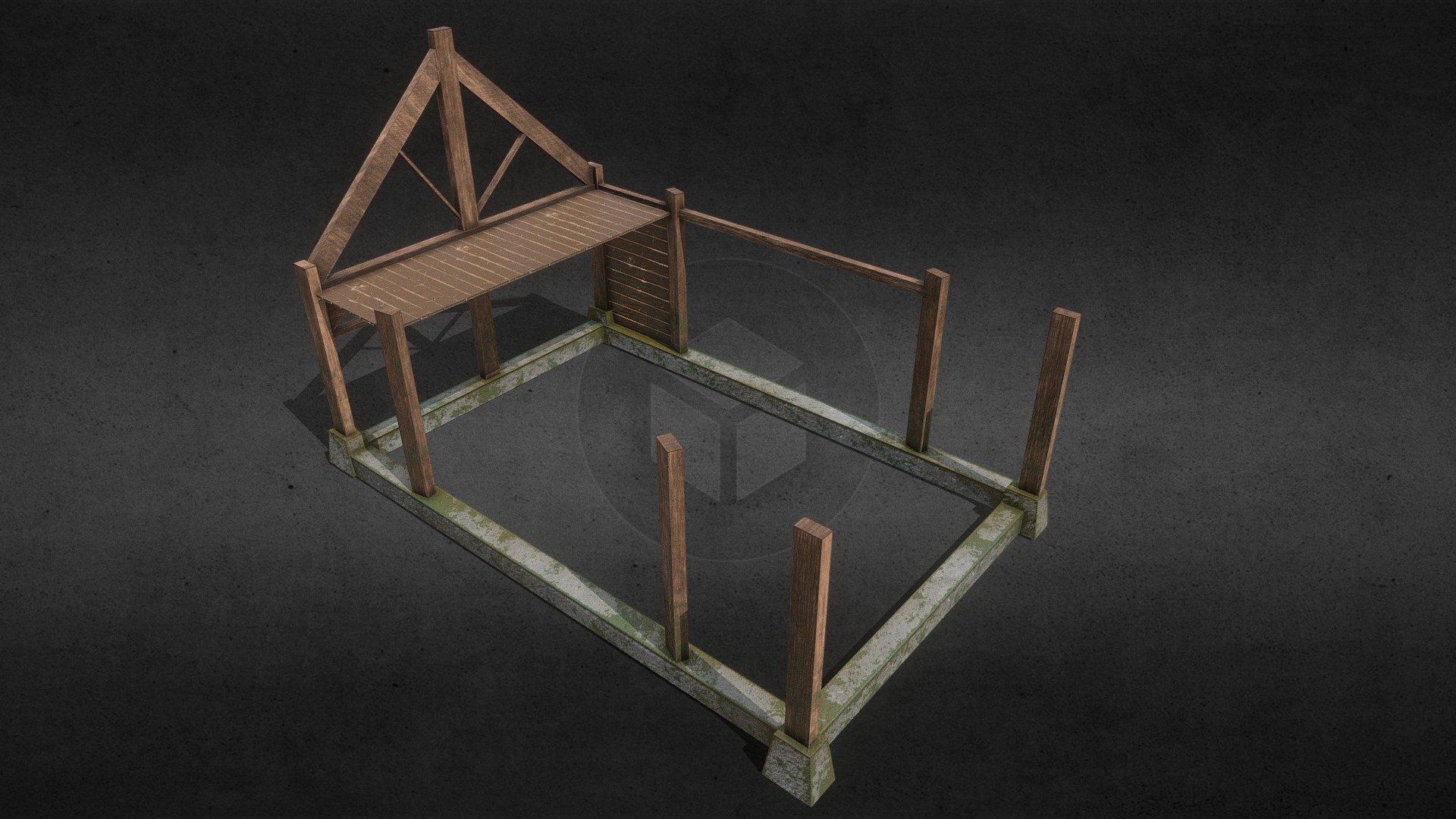 Destroyed House 2 - Download Free 3D model by Blacker [42353d5] - Sketchfab