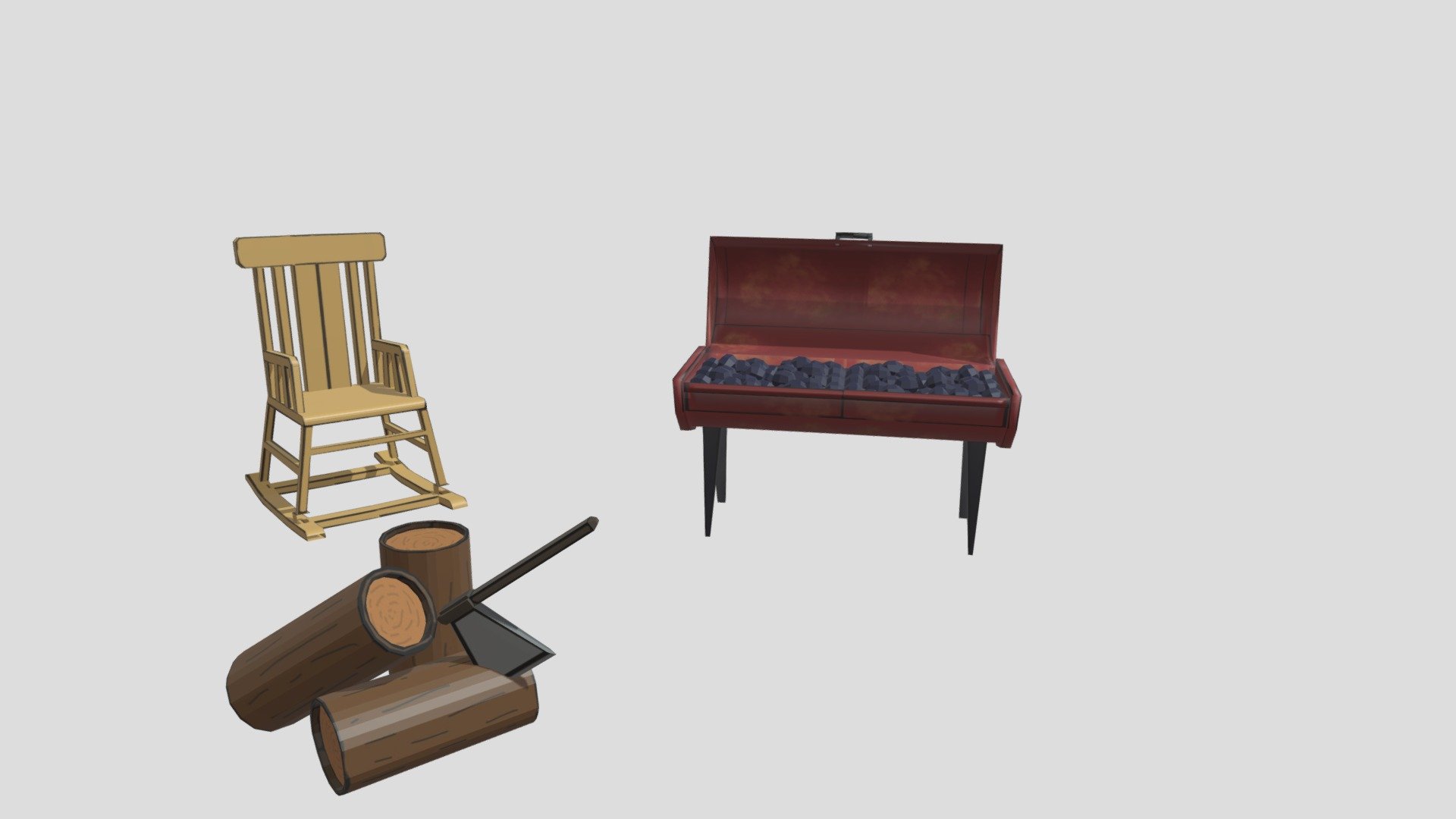 3 props - 3D model by mirte bosmans (@mirte.bosmans) [42363e7] - Sketchfab