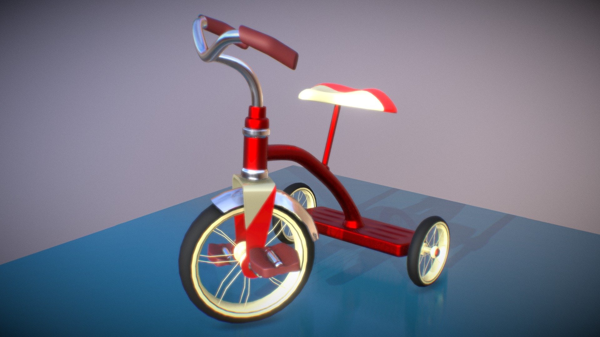 Tricycle - 3D model by Ramon.Dos.Santos [423674e] - Sketchfab