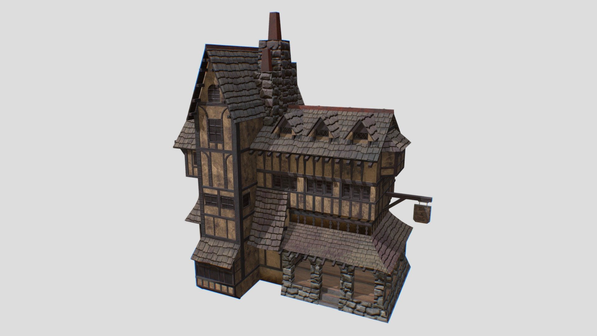 Tavern - Download Free 3D model by Kyan (@KyanKyan) [4236c41] - Sketchfab