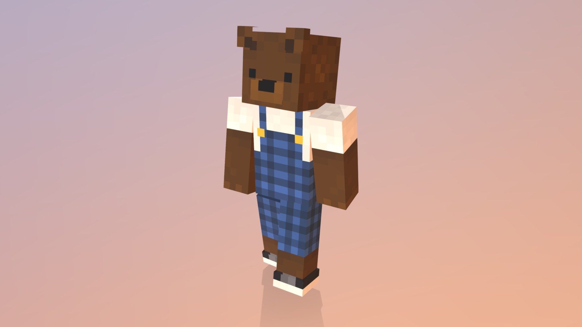 Brown Bear (Minecraft) - 3D model by Water Violet (@waterviolet ...