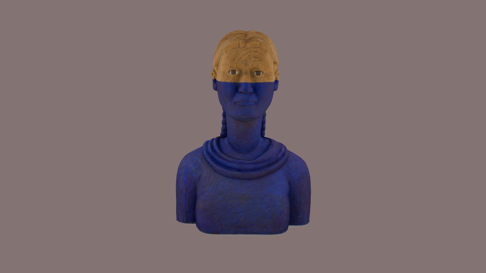 Blue Bust - 3D model by Collaboration, Arts, & Technology LAB | CatLAB ...