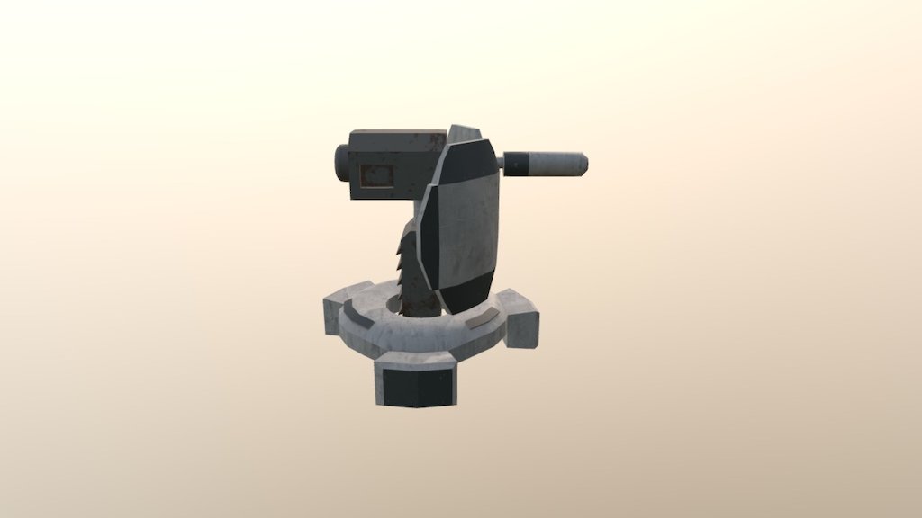 Turret - 3D model by scoop [423a4fc] - Sketchfab