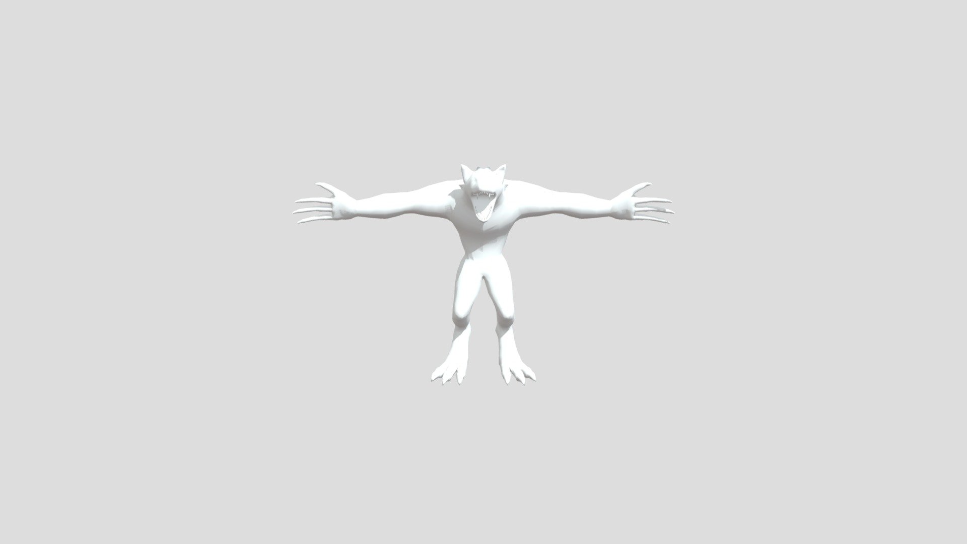 Werewolf - Download Free 3D model by captain-breadbeard [423b810 ...