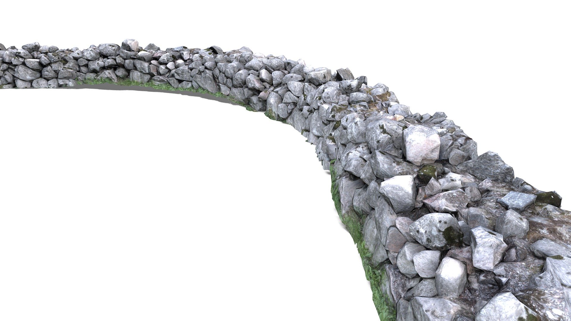 Modular Cobbled Wall - 3D model by Studio Lab (@studiolab.dev) [423b975 ...