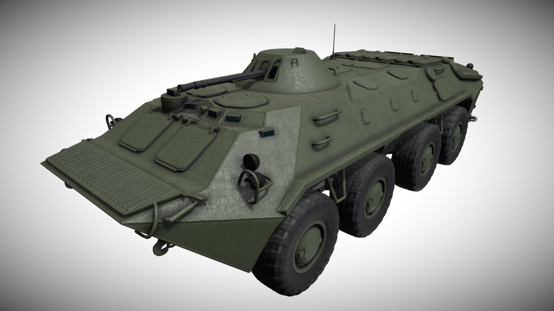 Russian BTR-70 - 3D model by ijichi [423cb30] - Sketchfab