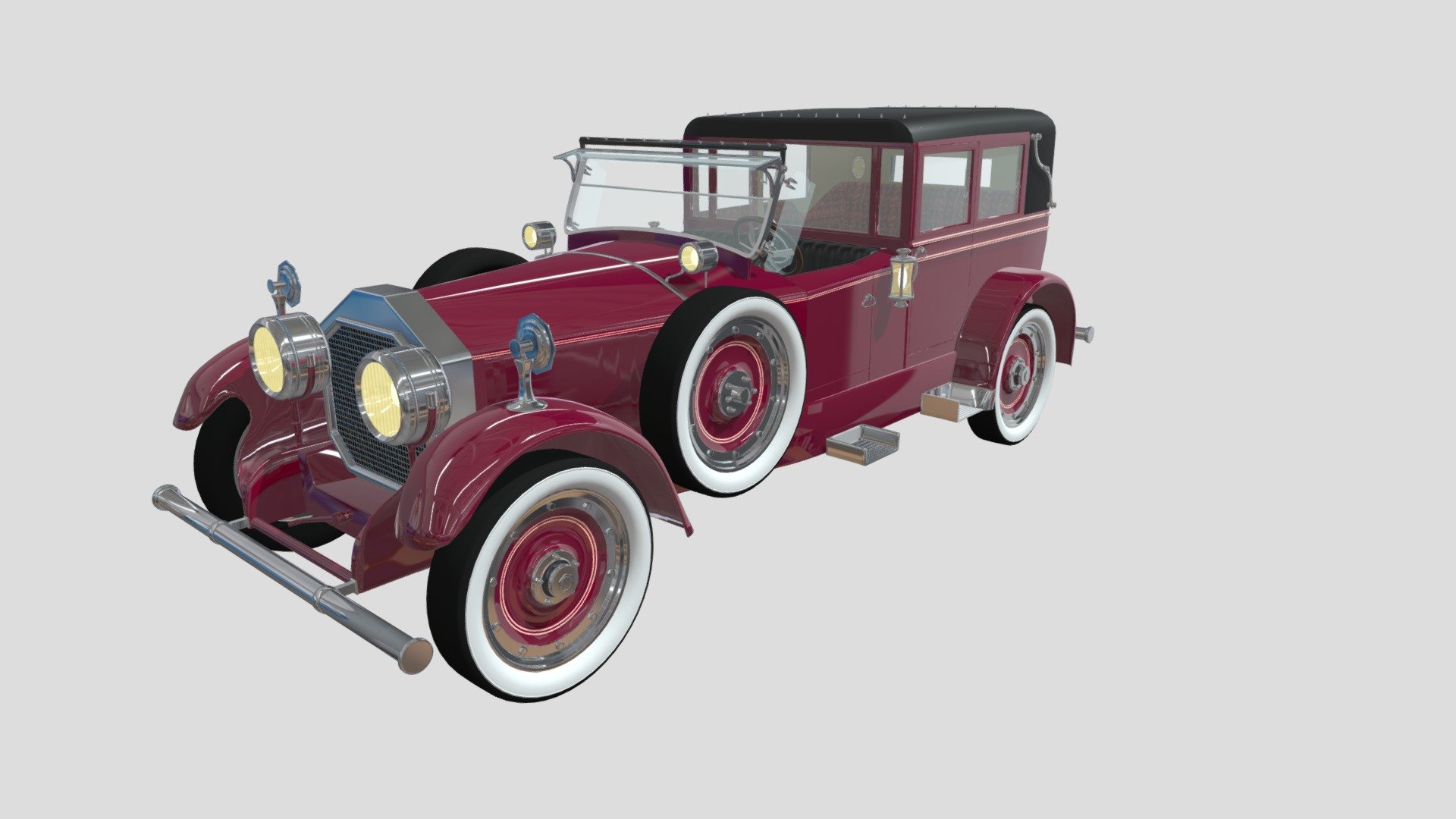 Vintage car 1923 - Buy Royalty Free 3D model by Antonio Rossini (@Rox3d ...
