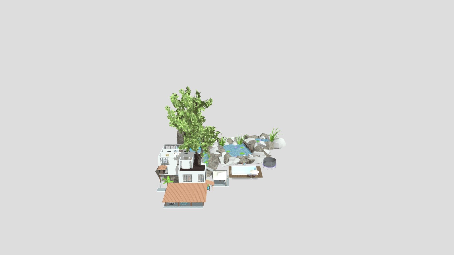 Tree House - Download Free 3D model by Home Design 3D (@homedesign3d ...