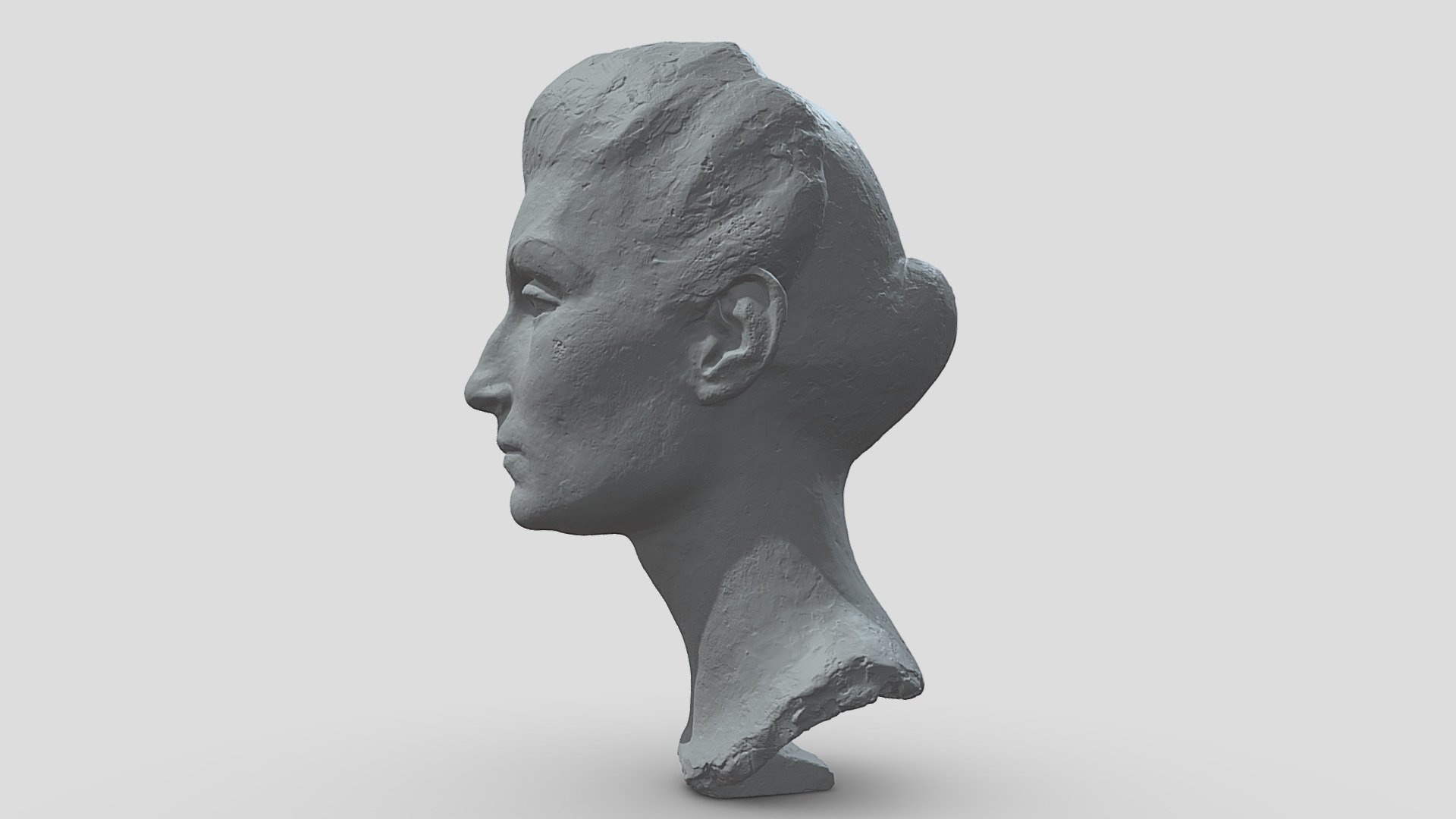 Gips Modell Porträt Sw - Buy Royalty Free 3D model by gussbronze ...