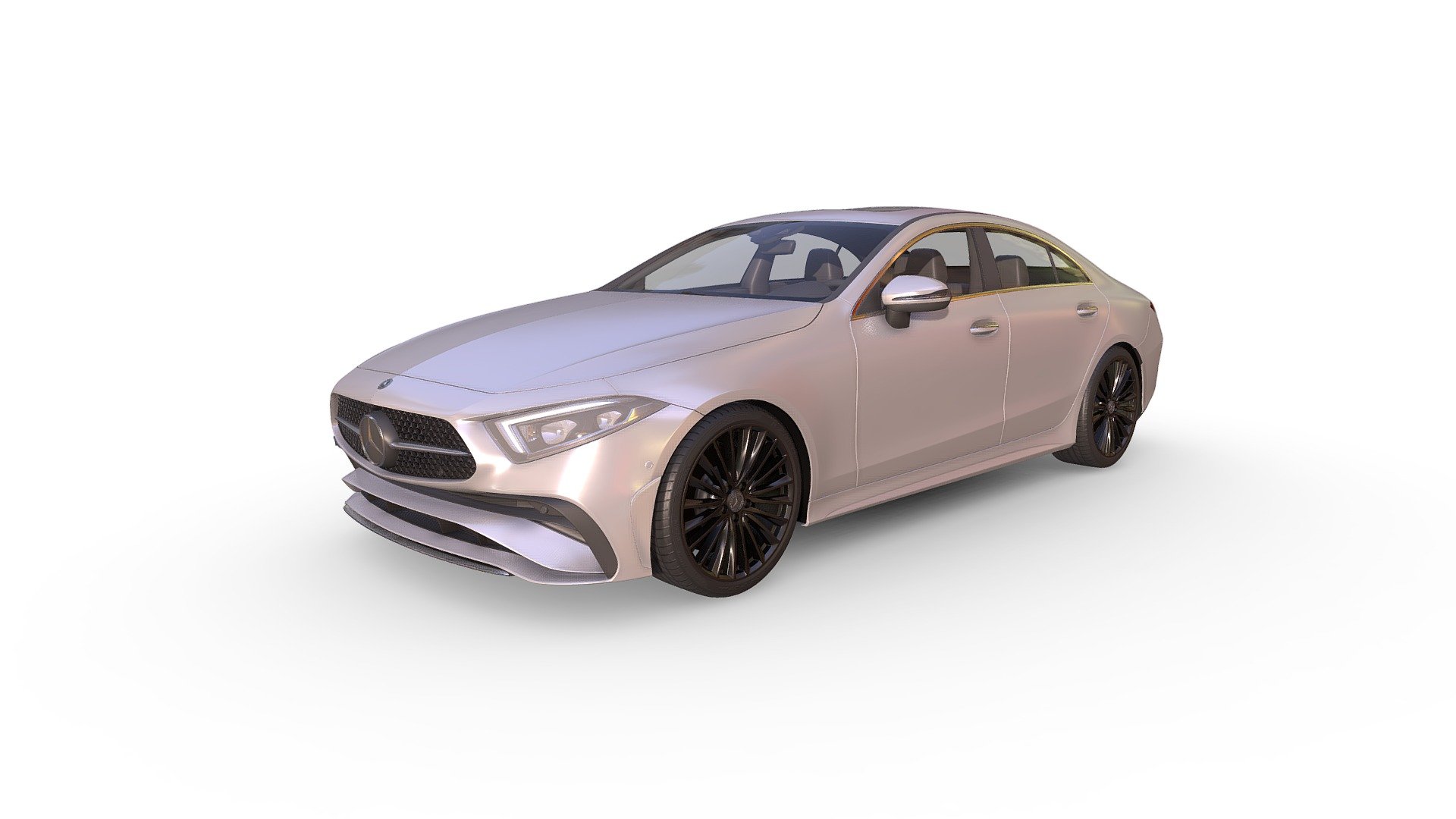 Mercedes-Benz CLS - Buy Royalty Free 3D model by Raj prajapat ...