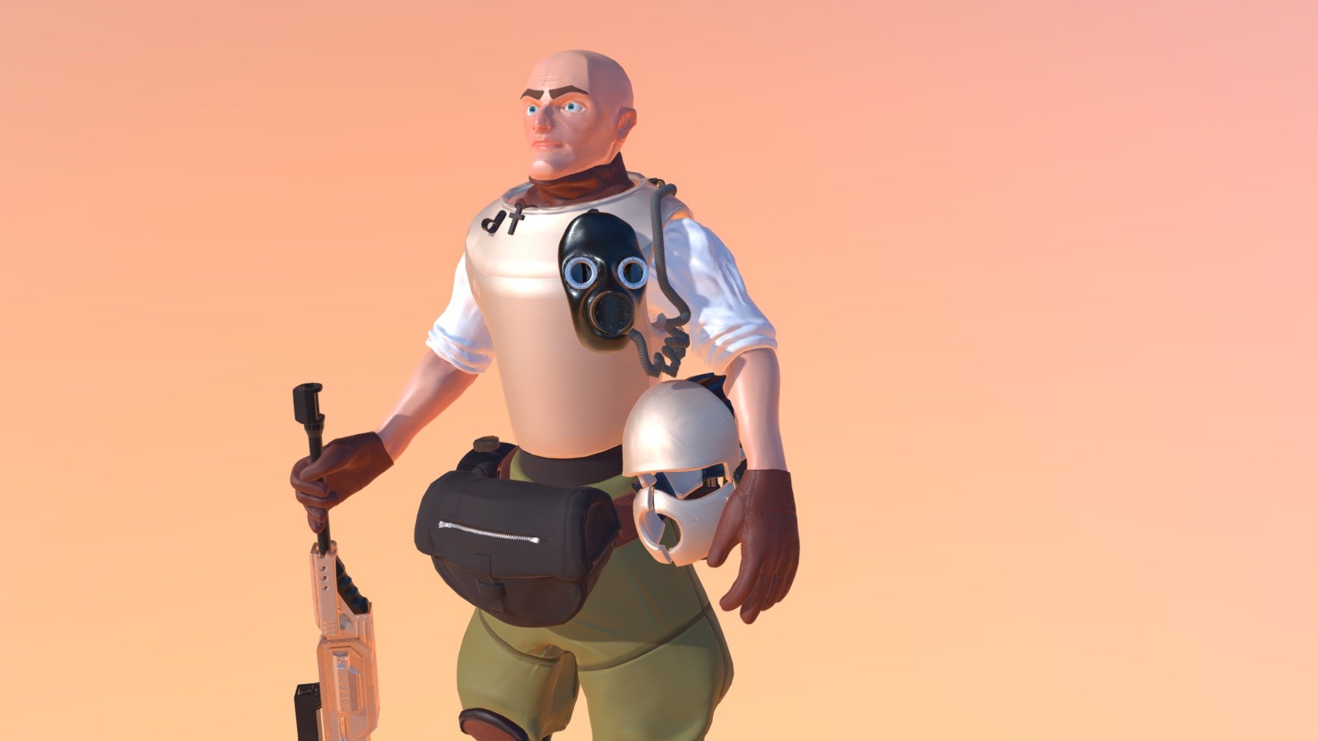 Stylized Steampunk Soldier - 3D model by Øyvind Martinsen ...