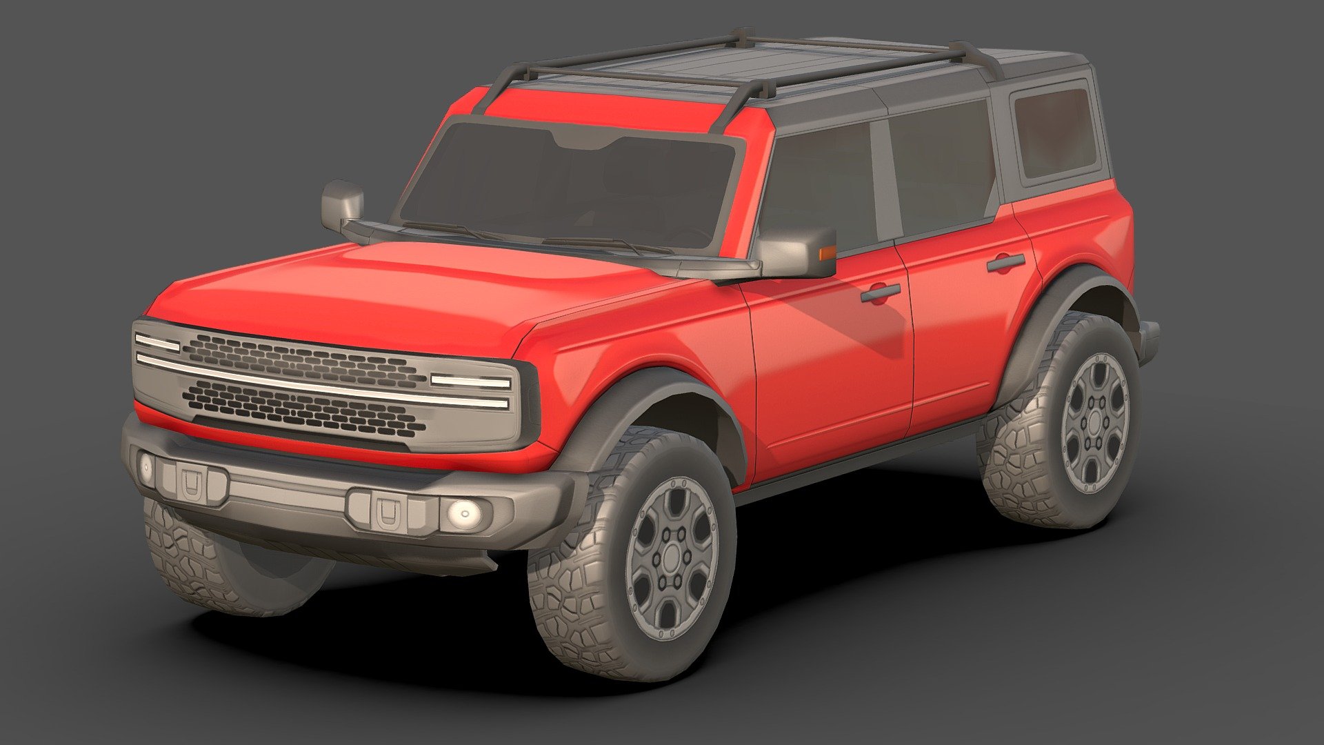 Ford Bronco Low-Poly - 3D model by Sidra (@Sidramax) [4241de8] - Sketchfab
