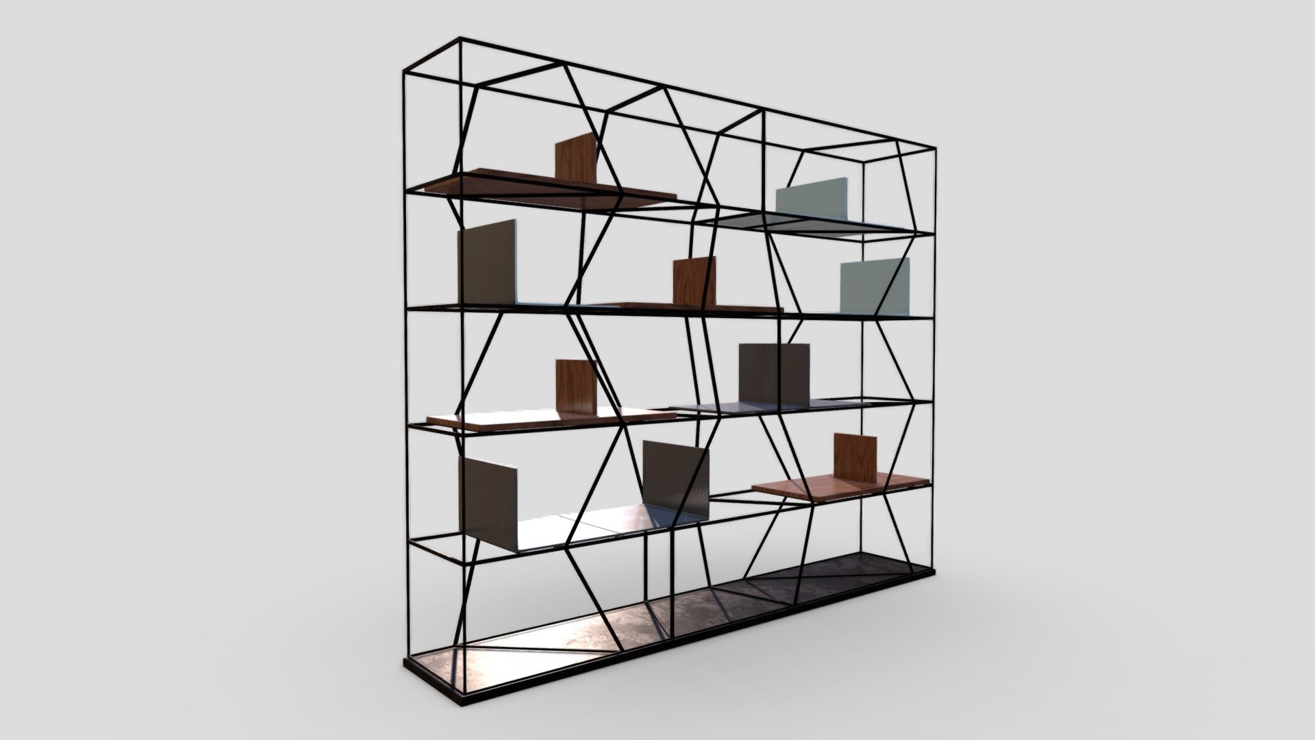 Modern Industrial Library - Buy Royalty Free 3D model by Luca ...
