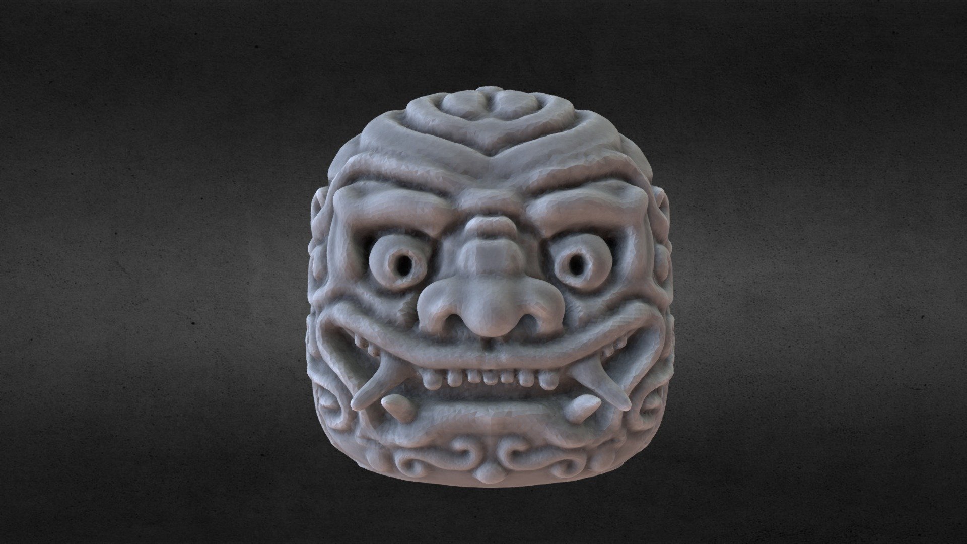 Japanese style head - 3D model by Ákos (@Yzahkin) [4242c8c] - Sketchfab