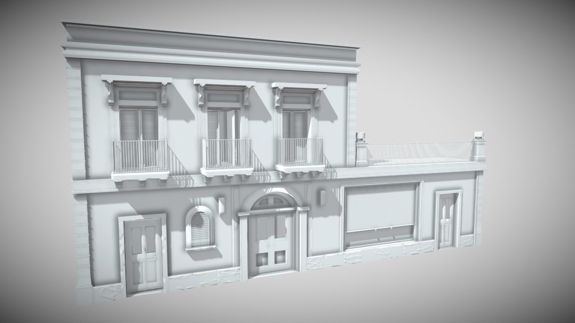 Building facade [01] - Download Free 3D model by Rodrygo Design ...