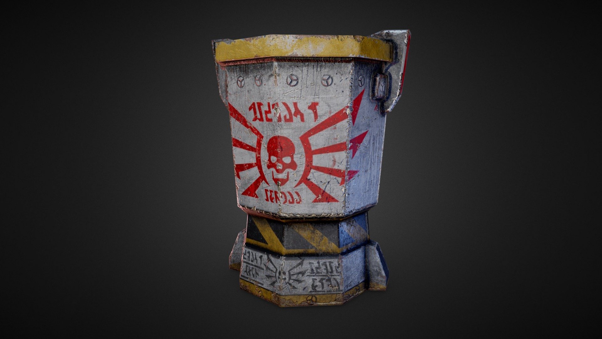 Explosive Barrel (Quake2) - 3D model by Nollopa [4243d47] - Sketchfab