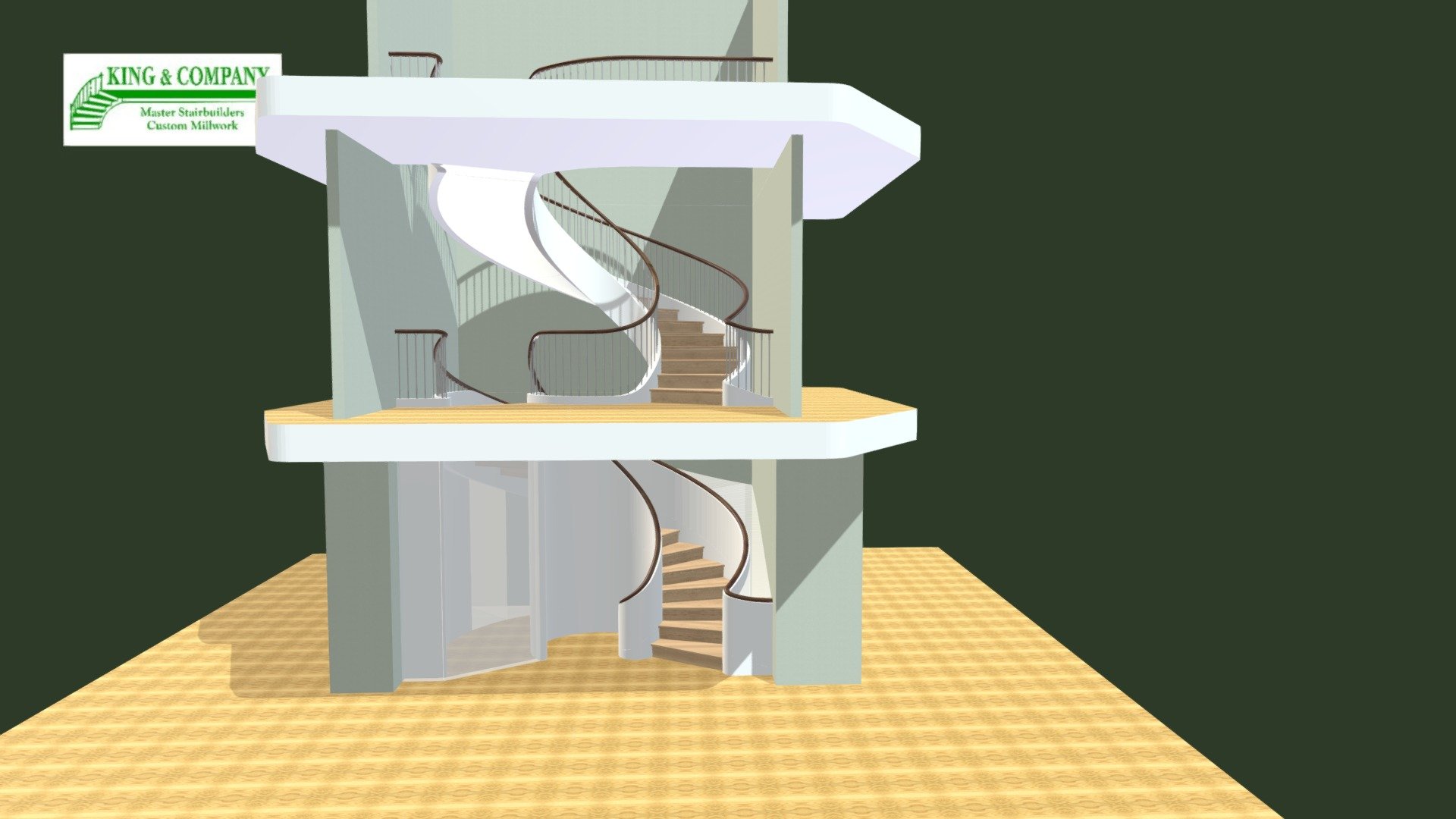 Hyslop Main Stair 9-24-24 - 3D model by Kingstair (@Kingstairs ...