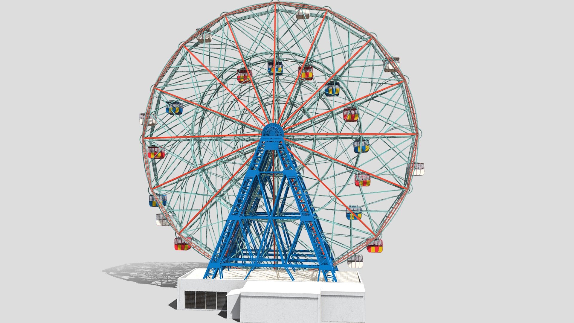 Ferris Wheel - Buy Royalty Free 3D model by Sengchor [4245e4a ...