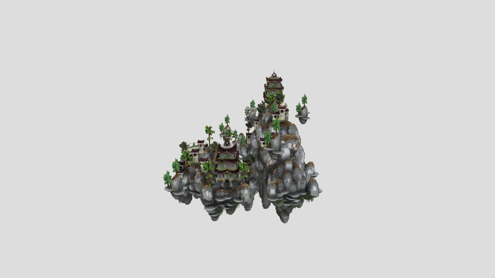 Oriental skyblock spawn - 3D model by ManoLiech (@CarlsonHanks ...