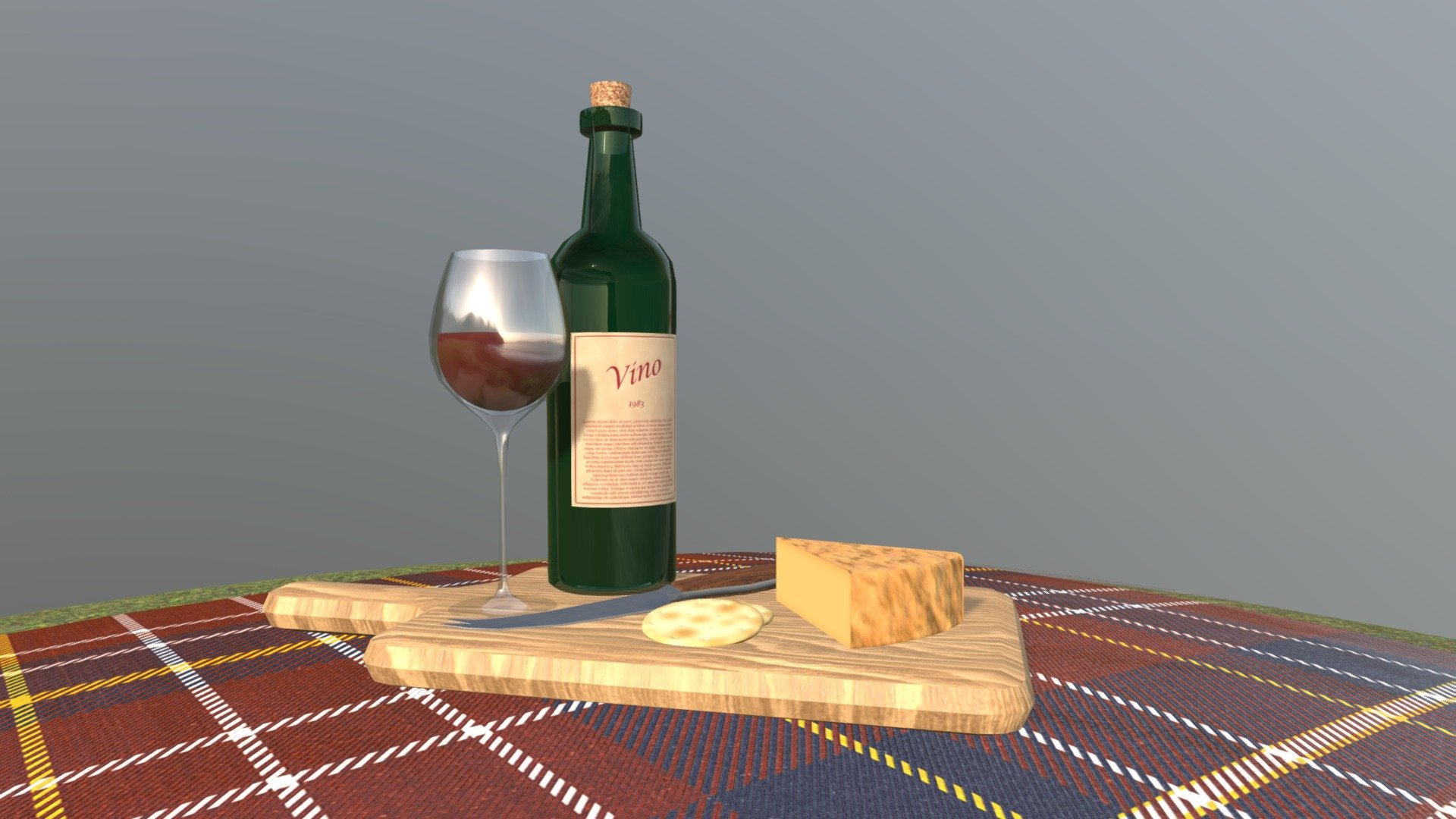 Picnic - 3D model by Jaidan Lowe (@JaidanLowe) [424bff4] - Sketchfab