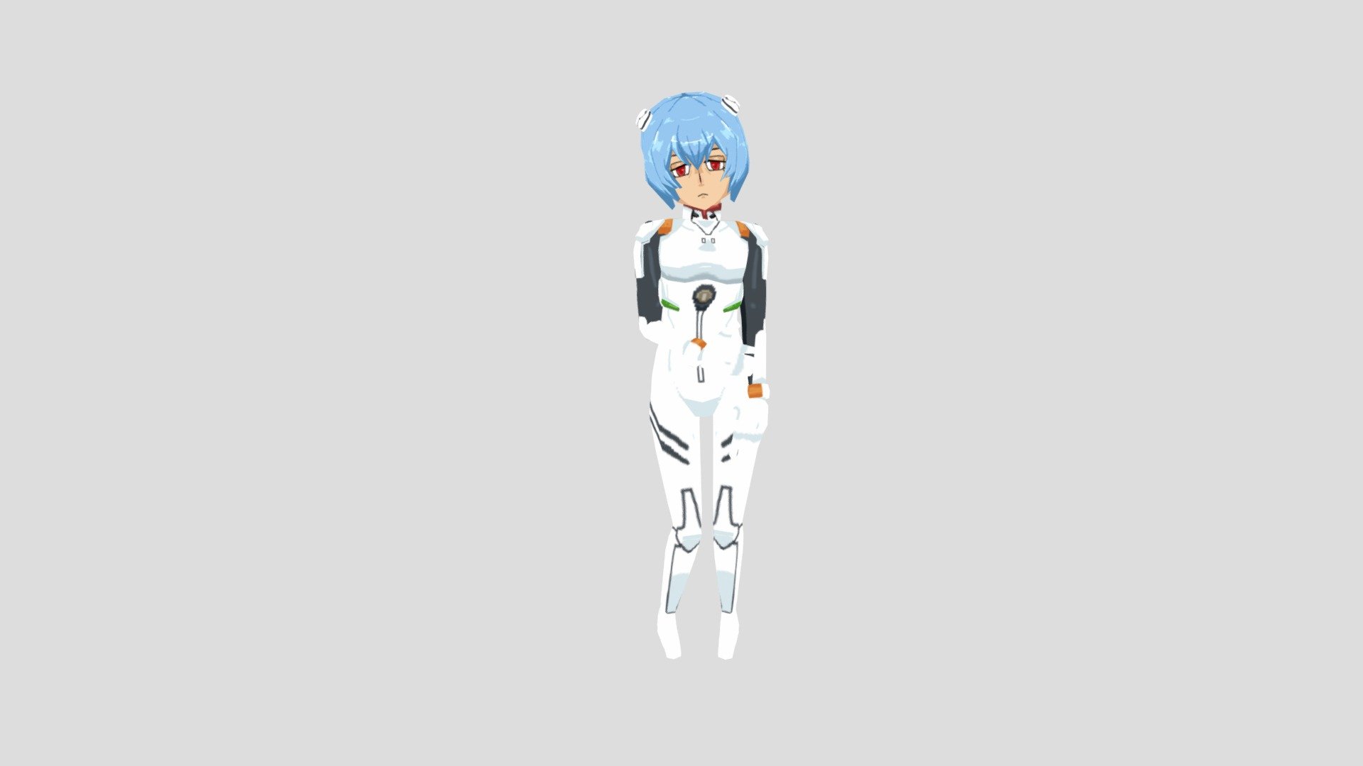 Rei Ayanami Low Poly Fanart - 3D model by JurassicJas [424c3d9] - Sketchfab