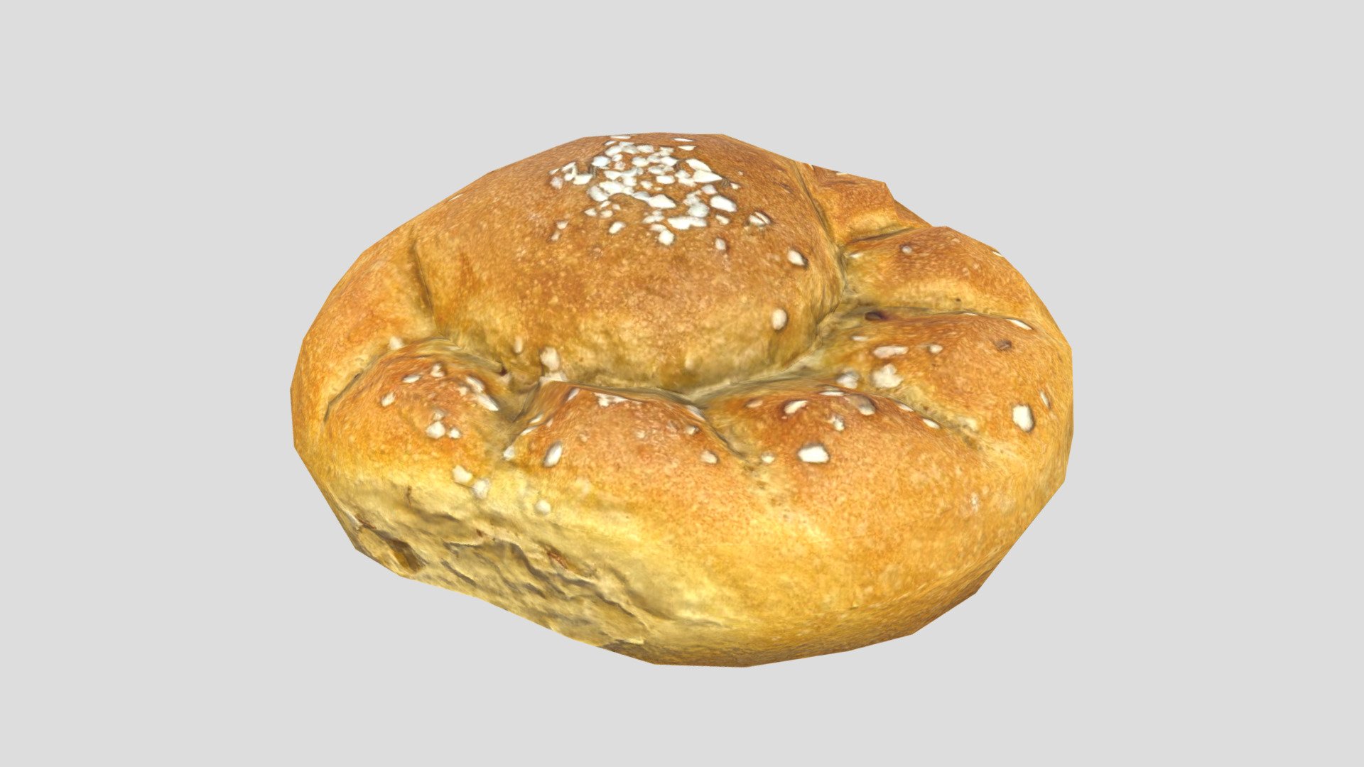 Salt Bread Roll - Download Free 3D model by vertexgrocer [424ce92 ...