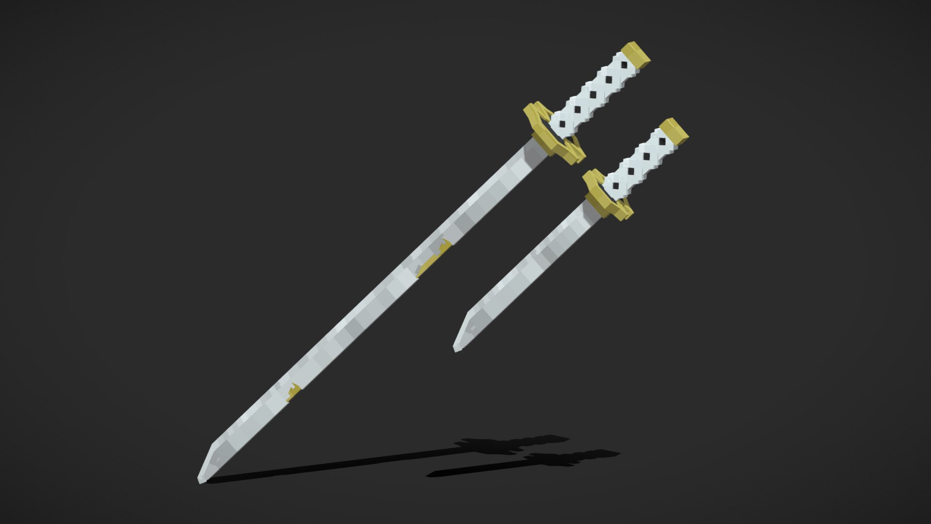 [Minecrat] Yamato Katana & Tanto - Devil May Cry - 3D model by PianolD ...