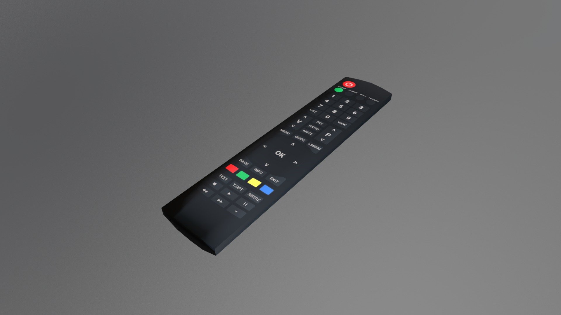 TV Controller - Low Poly - Download Free 3D model by Matys (@Matysino ...