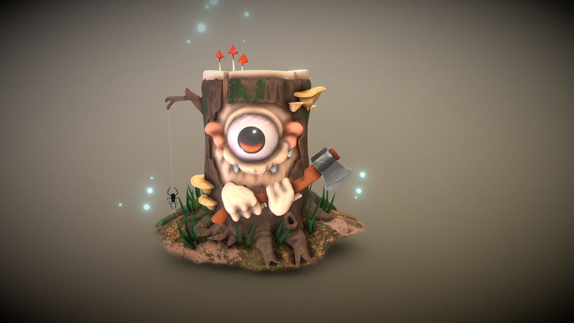 Monster Wood (Concept CHRIS RYNIAK) - 3D model by IshtvanMorinko ...