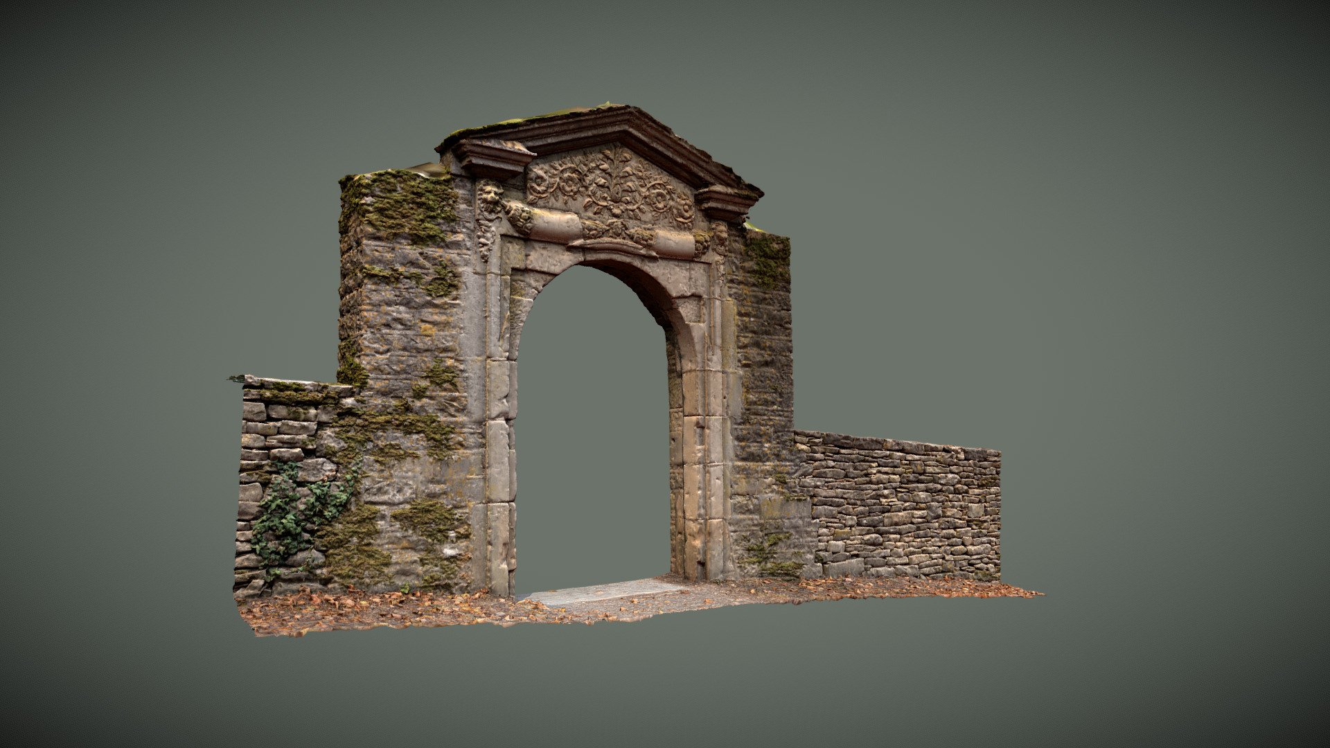 Stone Gate - Buy Royalty Free 3D model by zeoin [4251ec0] - Sketchfab Store