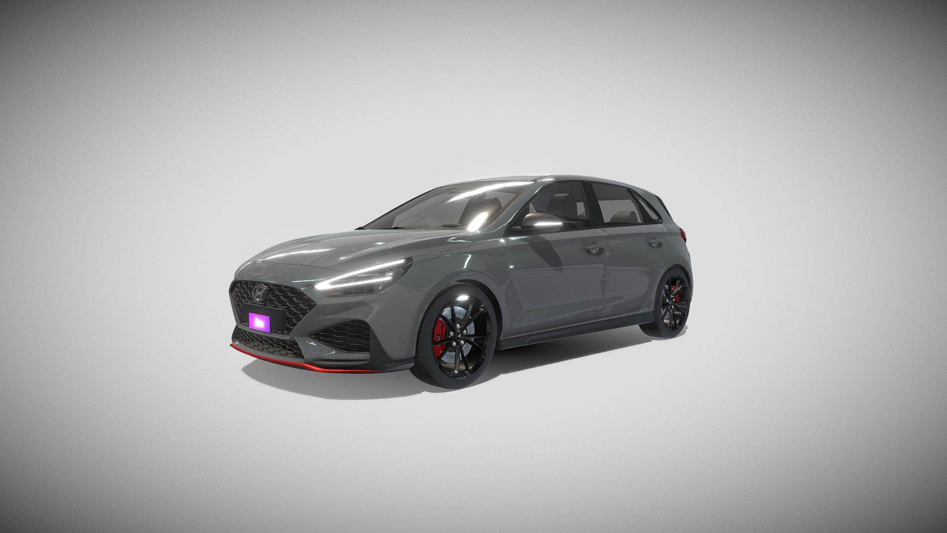 Hyundai I30 N - 2021 - 3D model by Unn Tech (@unntech) [4252035 ...
