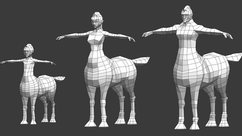 Body_Base_Meshes - A 3D model collection by JohnEphr (@DarkArms ...