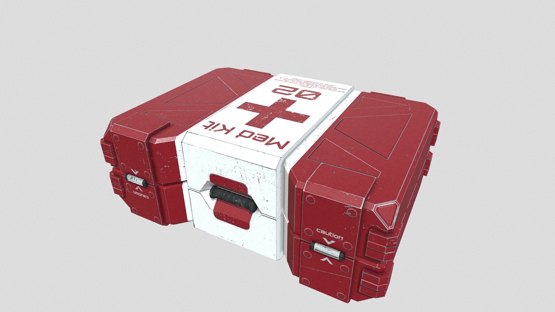 Med Kit Red - Download Free 3D model by paladin402 [4254dea] - Sketchfab
