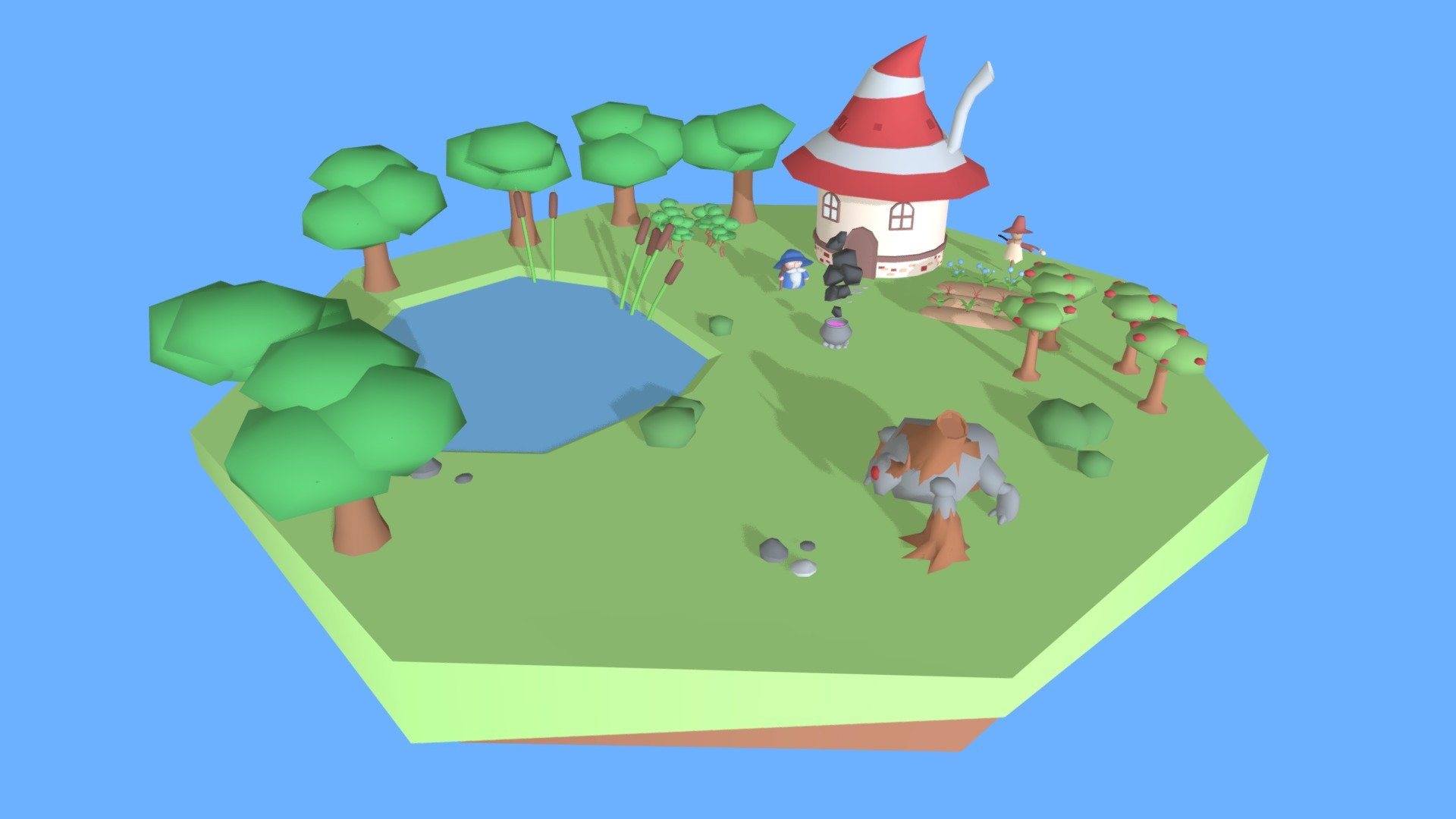 Mage's House Scene - Download Free 3D model by undeadfae [4254fba ...