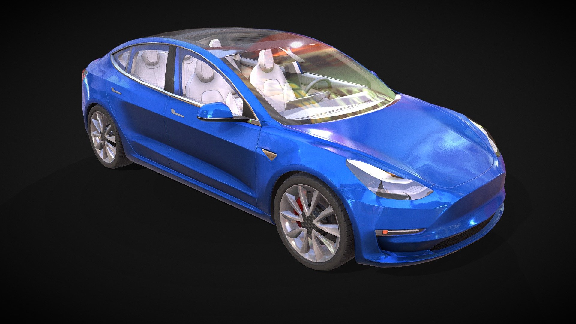 TESLA-3 - 3D model by Victor L. (@Vic85) [4257e60] - Sketchfab