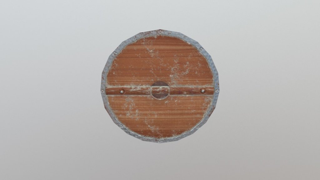 Shield - Sandy Viking Shield - 3D model by ZabRo [4259266] - Sketchfab