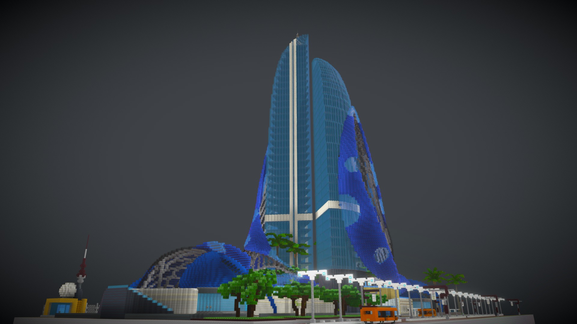 Rogue Wave Building Concept - 3D model by -Iskillia- [425b6fb] - Sketchfab