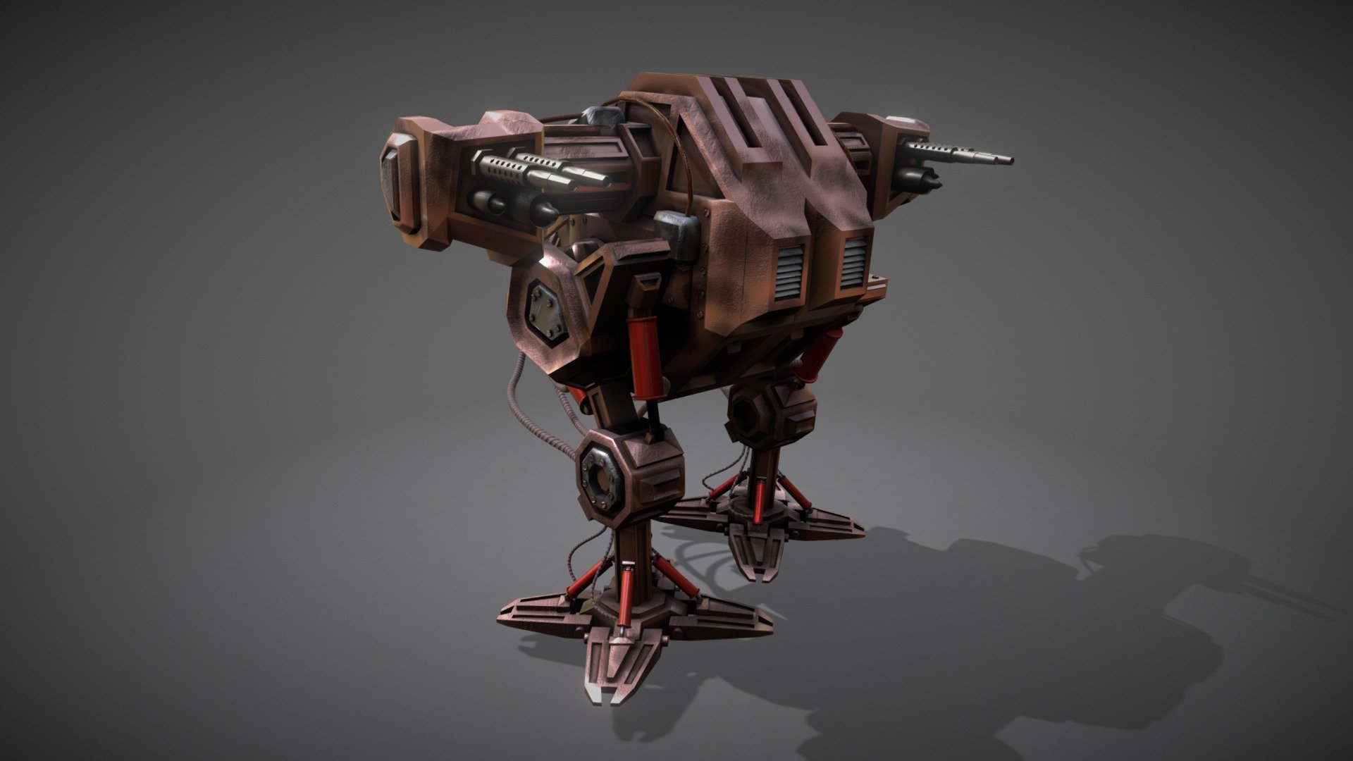 Chicken 6 - Mech - Download Free 3D model by PaulBrunt [425b910 ...