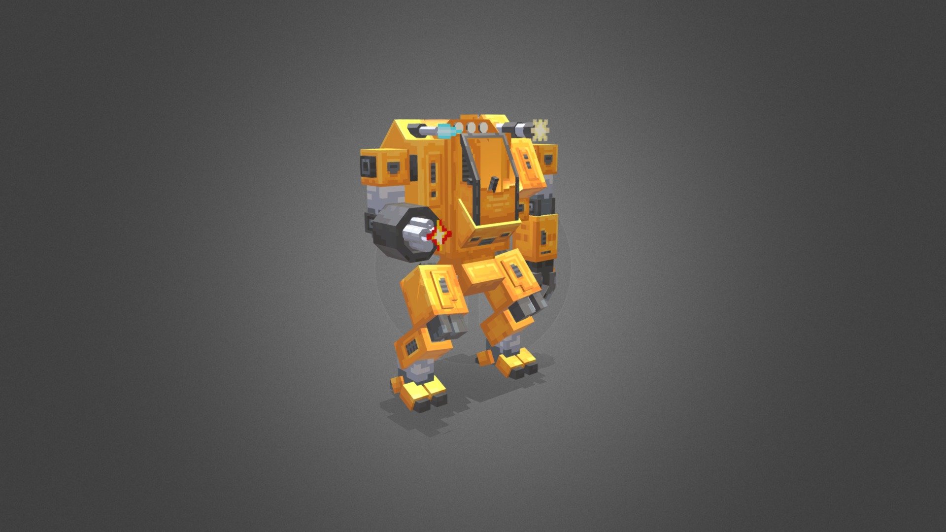 Mech (Minecraft) - 3D model by Mr Trident (@MrTrident) [425ce01 ...