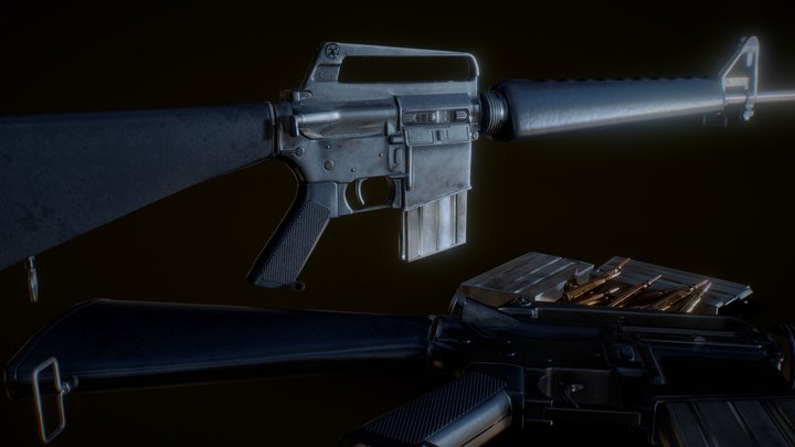 M16a1 3D models - Sketchfab