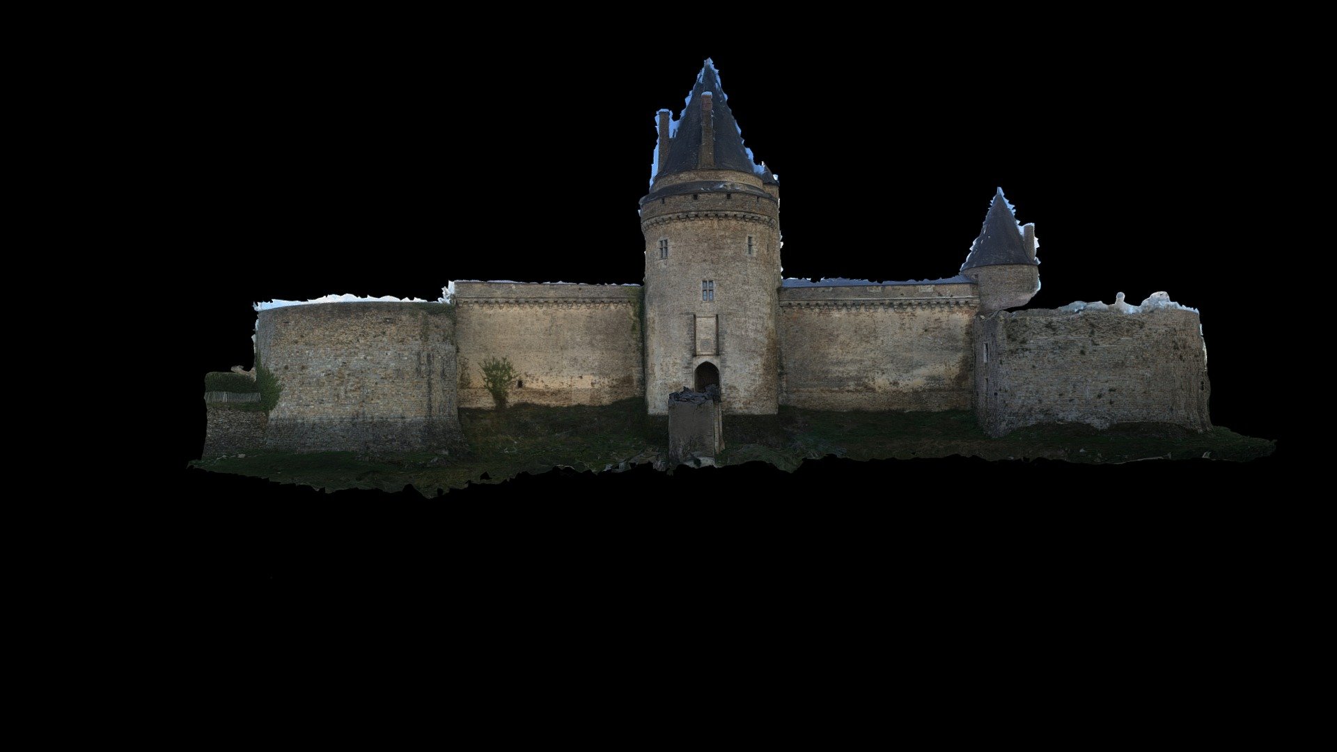Chateau Blain - Blain Castle - 3D model by S. Le Mouélic (@stephlm ...