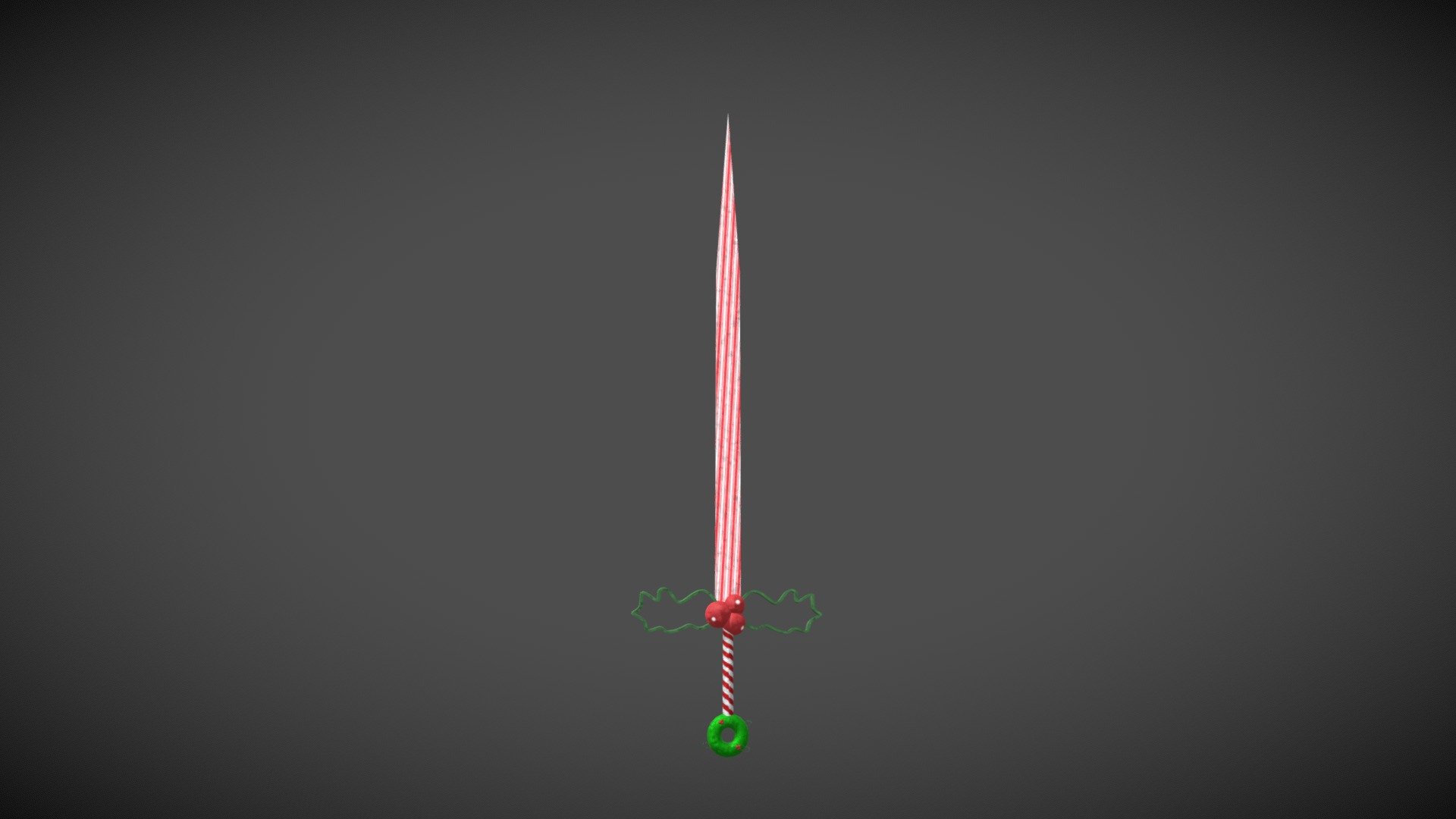 Christmas Candycane Sword - 3D model by BenDawson [425e7e1] - Sketchfab
