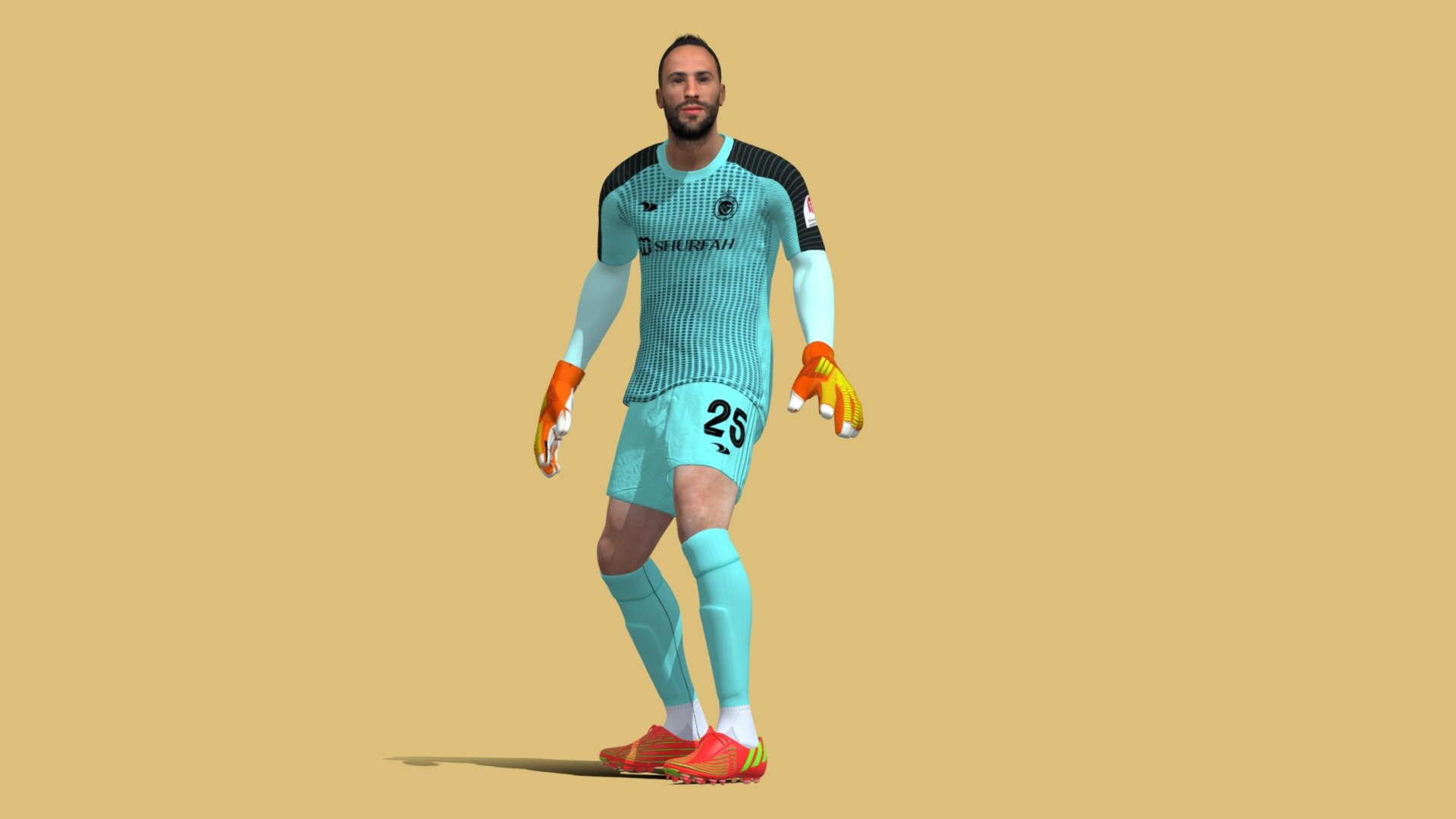 3D Rigged David Ospina Al Nassr - 3D model by 3dpassion.net [42602f6] - Sketchfab