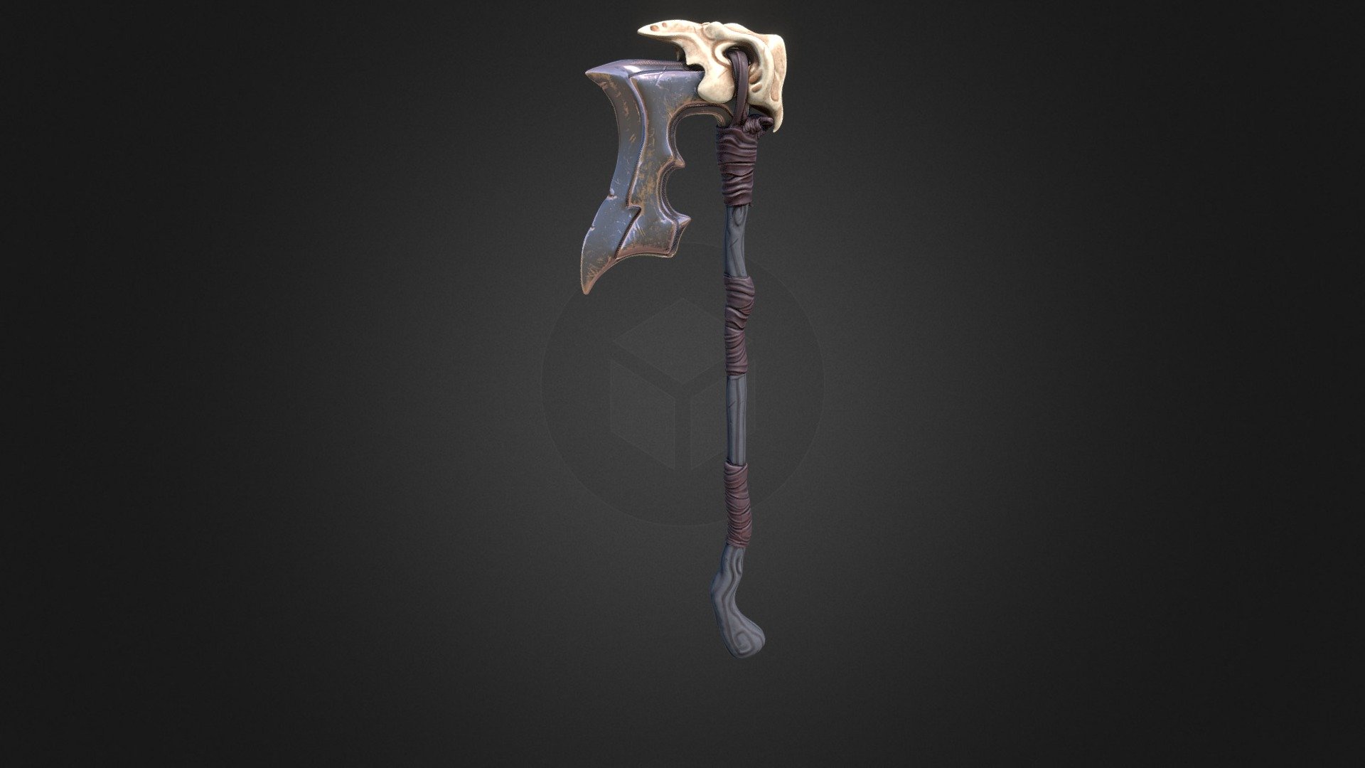 Bone Ax - 3D model by Amanda Sheets (@fish_bones) [4260ccd] - Sketchfab