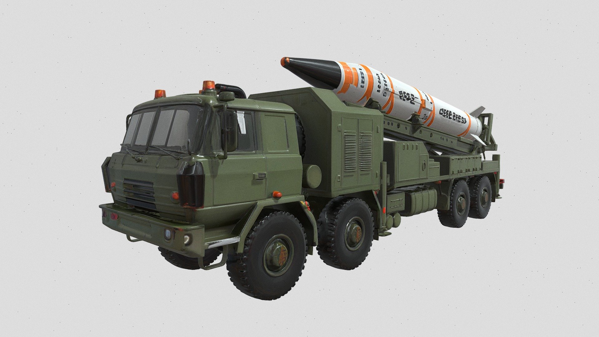 Indian Ballistic Missile - Download Free 3D model by Chenzoss [4261344 ...