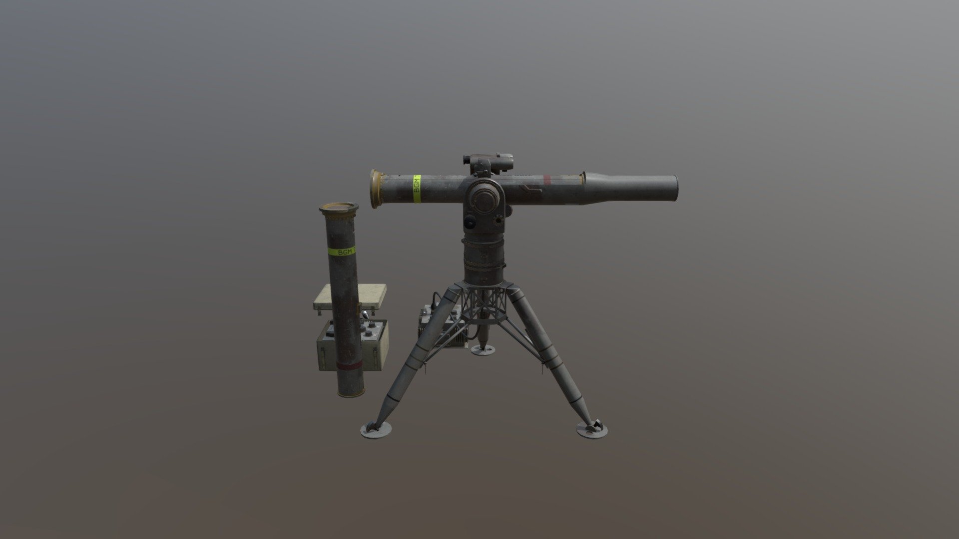 Tow Missile Launcher with RCF - 3D model by giancarlo.biscotti [4263129 ...