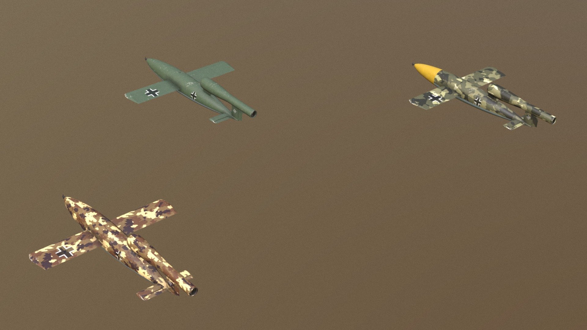 V1 german rocket bomb - pack - Buy Royalty Free 3D model by Thomas ...