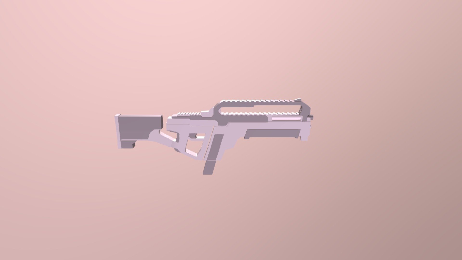 Sci- Fi Gun Model (untextured) - 3D model by Aston Cook (@Aston_Cook ...