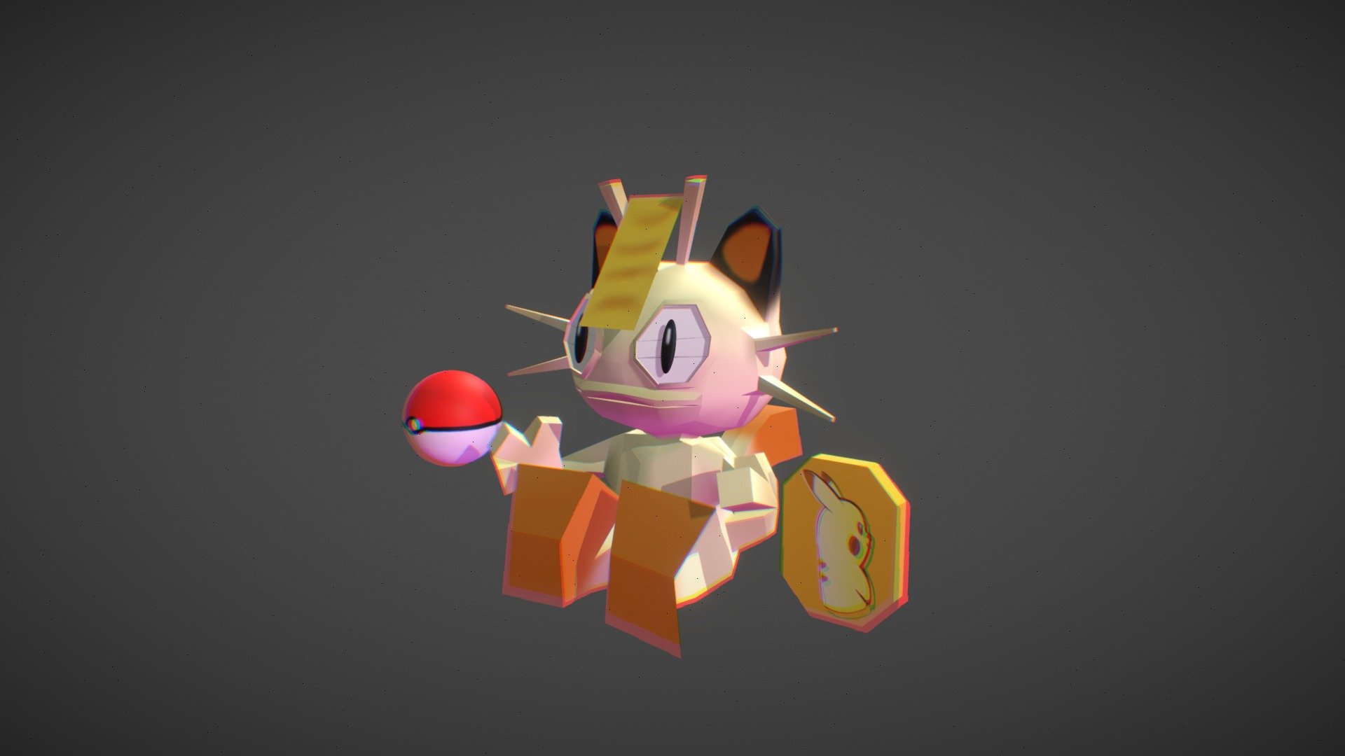 Meowth by Luque - 3D model by Julian_Gomez_Luque [4264cf5] - Sketchfab