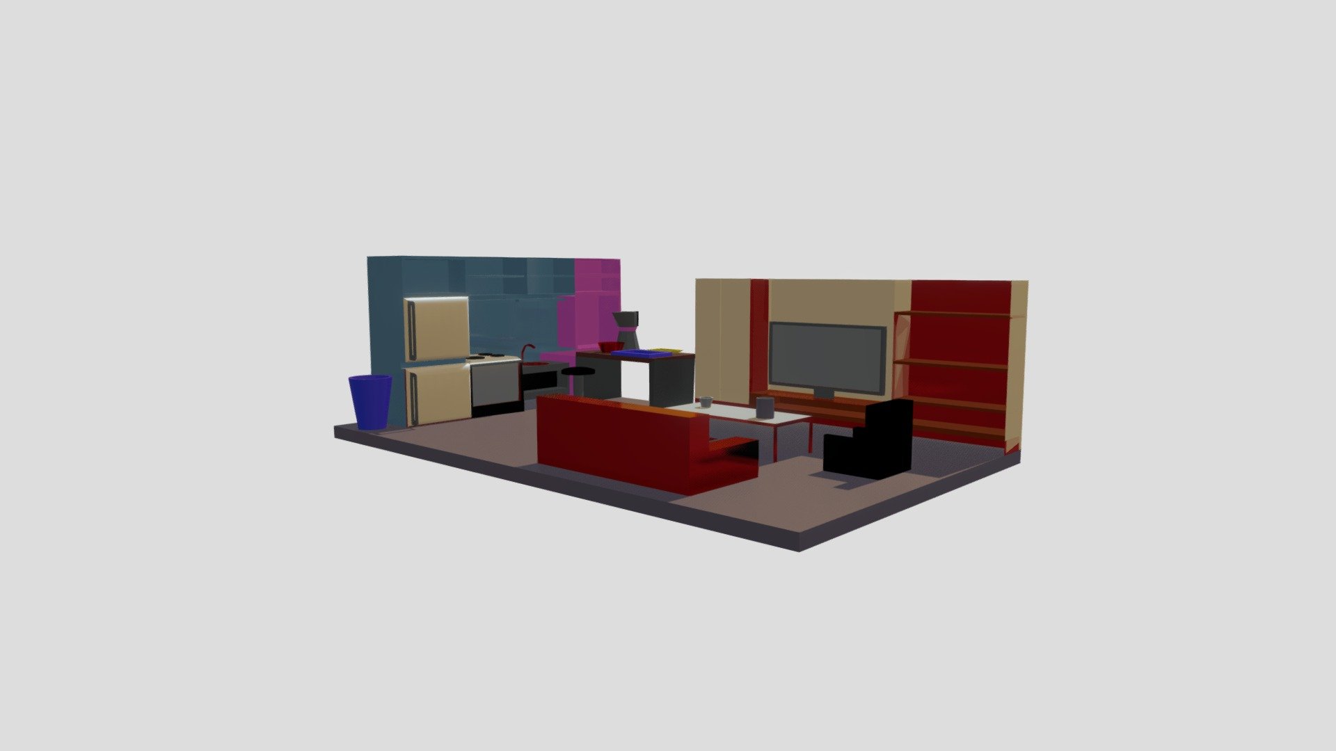 Home my sweet home - Download Free 3D model by dubson [4265222] - Sketchfab